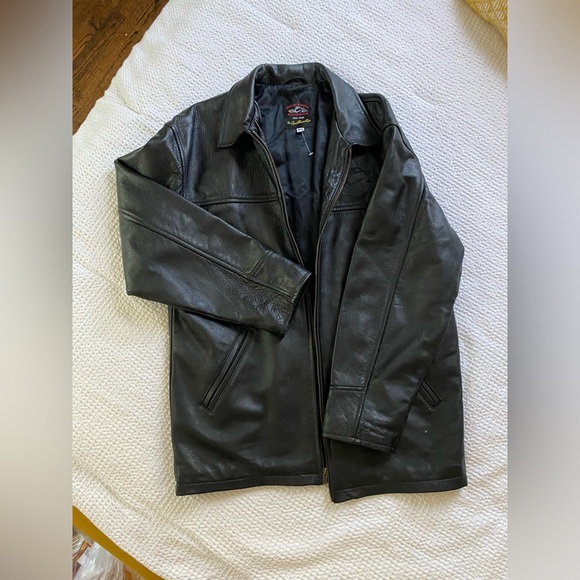 Harley-Davidson | Jackets & Coats | Vintage Leather Motorcycle Jacket ...